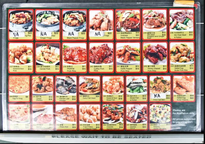 MONGKOK MENU SINGAPORE PRICES LATEST 2024