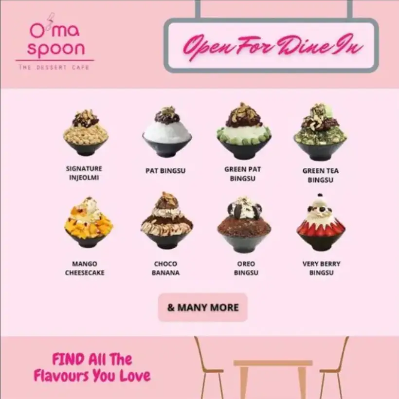 O’MA SPOON MENU SINGAPORE PRICES LATEST 2024